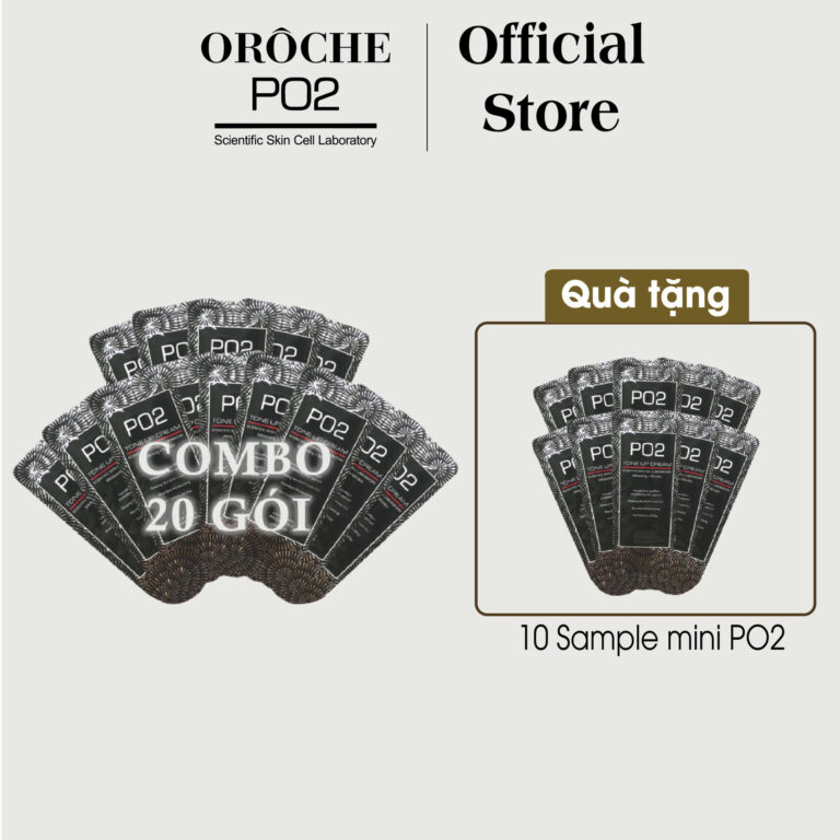 Combo 20 gói kem Tone Up PO2 Cream nâng tông 3g - CTY TNHH XNK & TM HUY HOÀNG GROUP