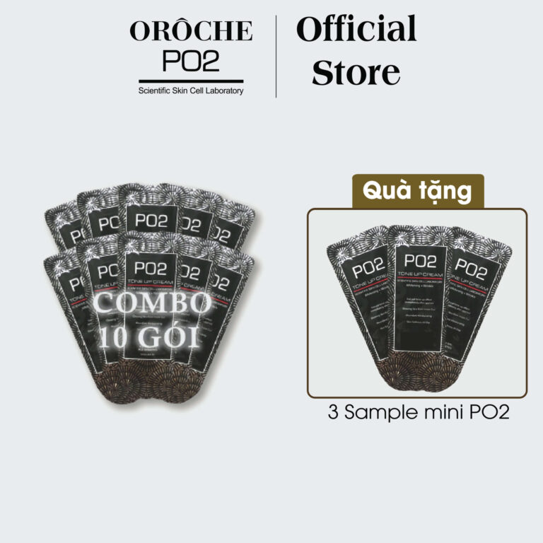 Combo 10 gói kem kích trắng váng sữa Orôche PO2 Tone Up Cream 3g - CTY TNHH XNK & TM HUY HOÀNG GROUP